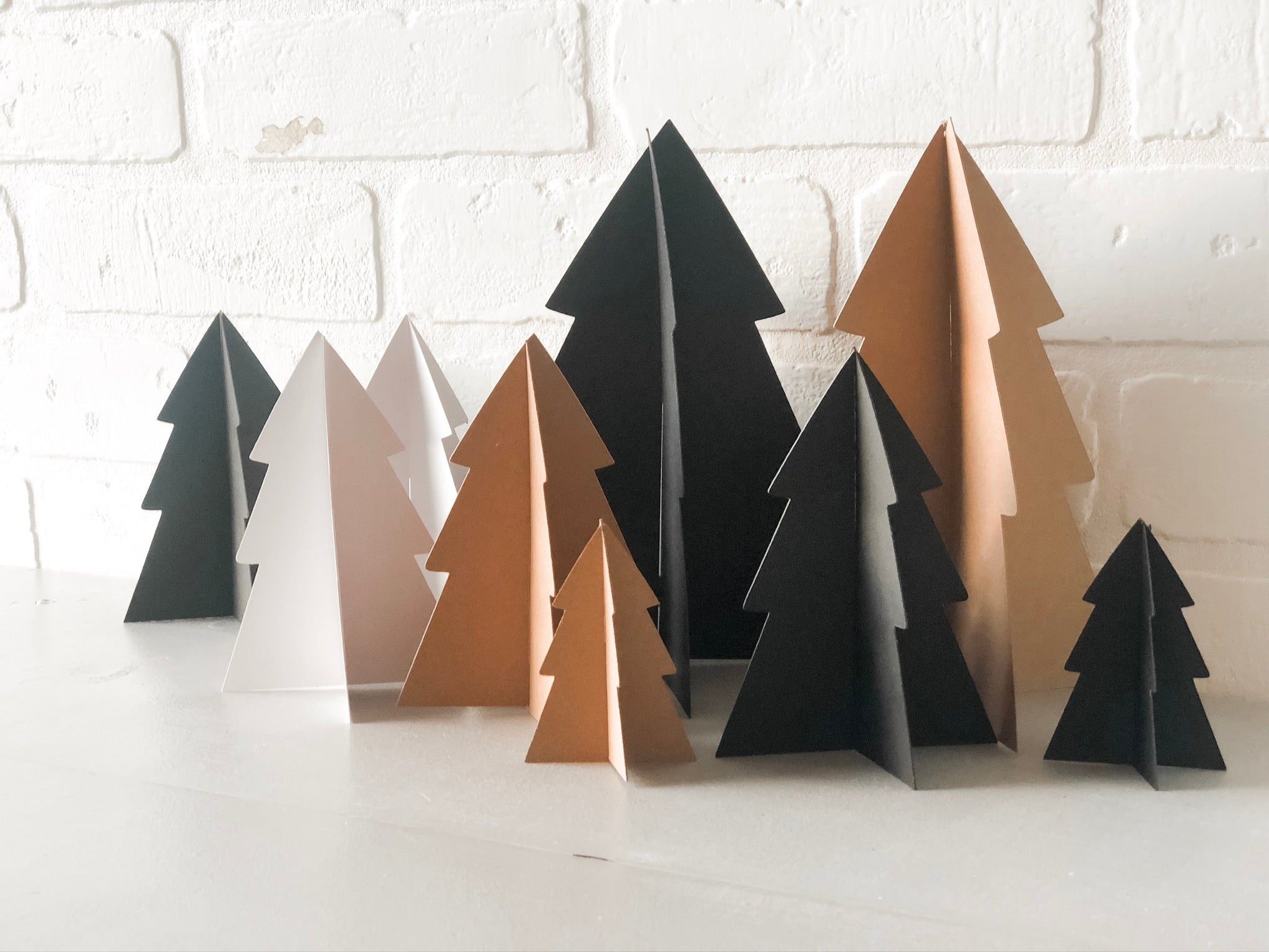 Paper Christmas Trees with Cricut Explore Air 2 — Craft-e-Corner