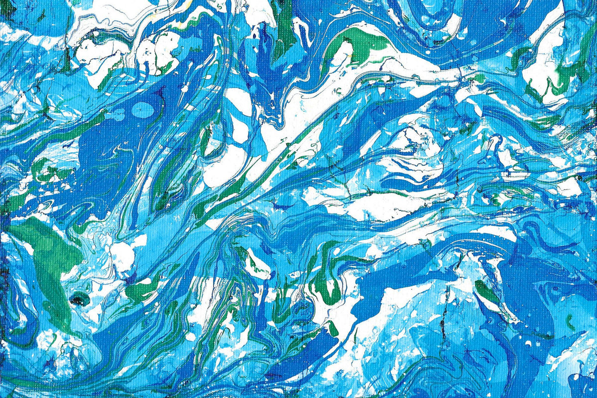 Creative Collage Papers using Easy Marble Paints — Craft-e-Corner