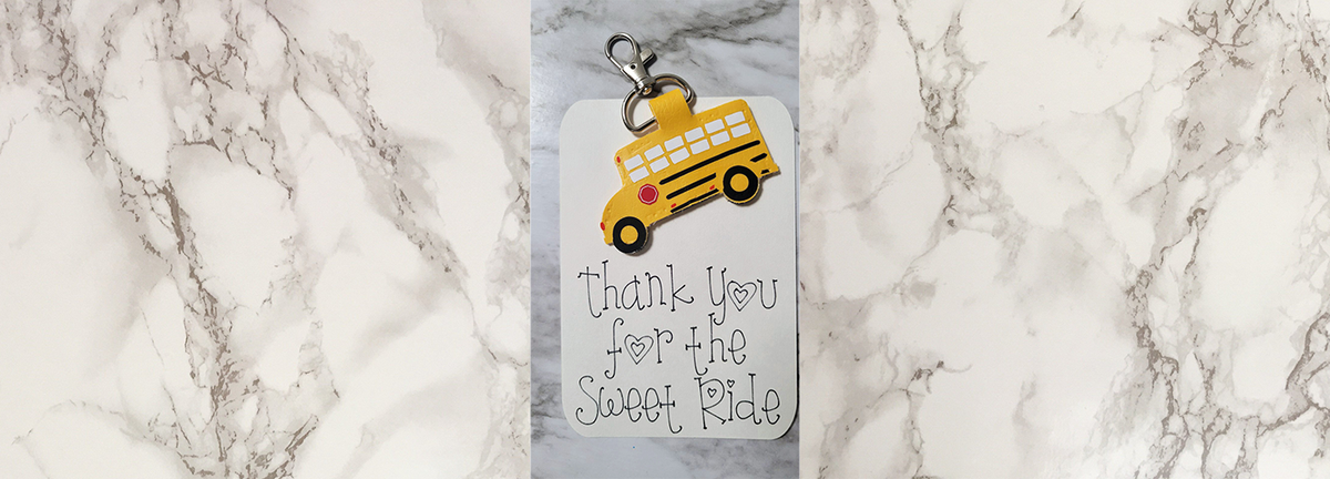 DIY Bus Driver Appreciation Keychain: Cricut Craft Gift Idea — Craft-e ...