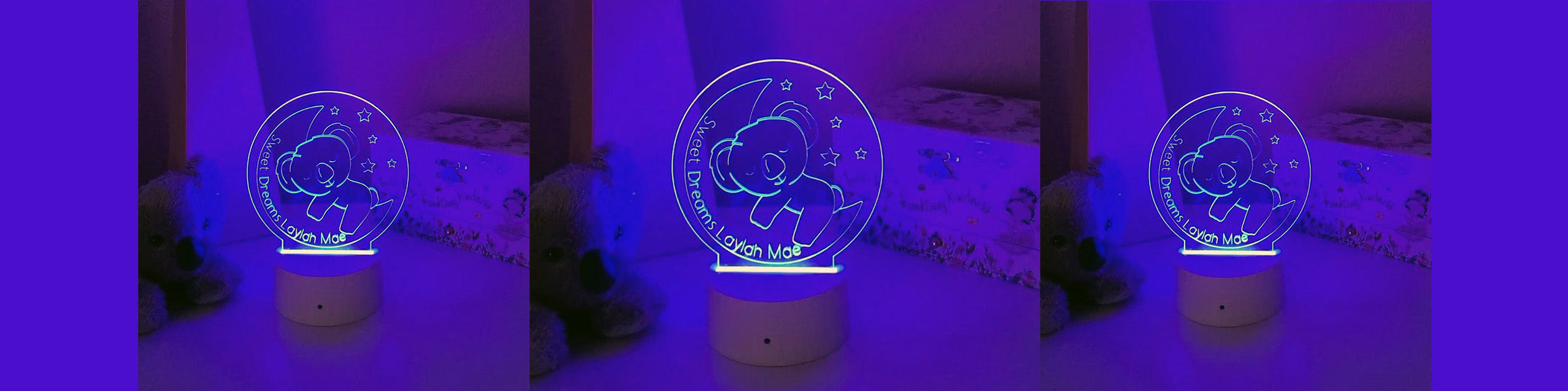 Engraved Acrylic Night Light with Cricut Maker: DIY Kids Room Decor ...