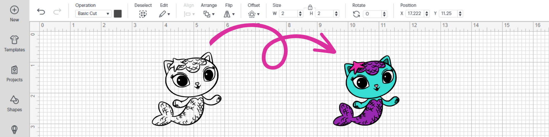 How to Turn a Single Layer SVG into a Multi Layer SVG // Cricut Design ...