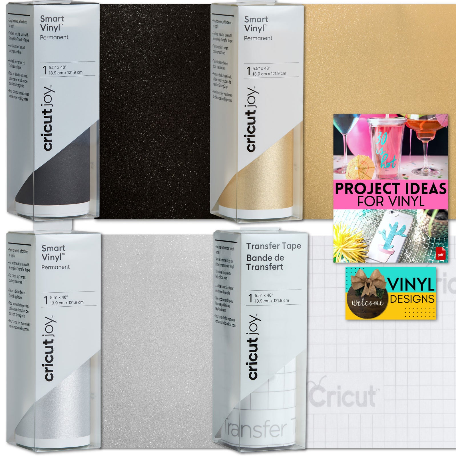 Cricut Smart Vinyl Decal Rolls and Bundles — Craft-e-Corner